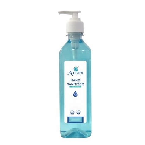 Sky Blue Axiom Hand Sanitizer Alcohol Based Medicated Kills 99 9