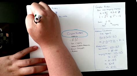 lcol complex numbers revision 1 of 2 youtube