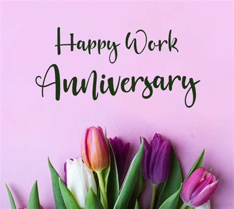 80 Work Anniversary Wishes And Messages WishesMsg