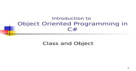 pdf object oriented programming in c · object oriented programming in c class and object 2