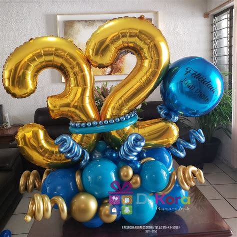 Maxi arreglo con globos cumpleaños 32 hombre Bouquet balloons birthday