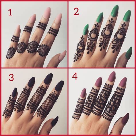 30 Stylish And Elegant Finger Mehndi Designs Henna Handen