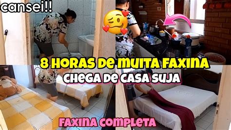FAXINA COMPLETA NA CASA TODA8 horas de muita faxina e organização
