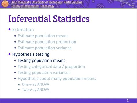 ppt inferential statistics hypothesis testing powerpoint presentation id 2701880