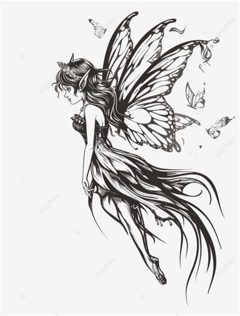 Fairy Angel Tattoo Angel Angel Wings Wing PNG Transparent Image And