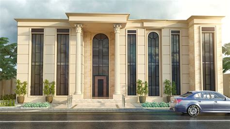 Neo Classic Villa Exterior Facade Behance