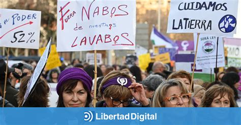 La manifestación rebelde del 8 M en Madrid contra Montero y la ley