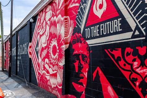 Shepard Fairey Mural In Charleston SC On Behance