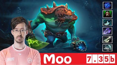 DOTA 2 Moo The TIDEHUNTER OFFLANE 7 35b YouTube
