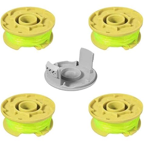 Lot de 4 bobines de fil de rechange pour débroussailleuse 0 2 cm avec