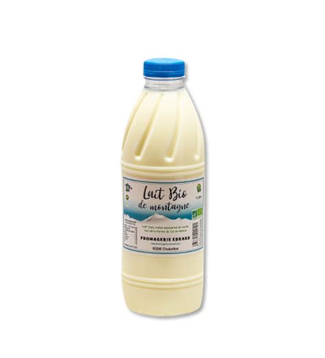 Lait Frais Pasteurisé Entier de Vache Bio 1L