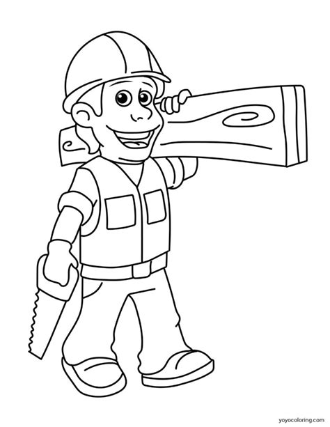 Da Del Carpintero Para Imprimir Y Pintar Colorear Imgenes