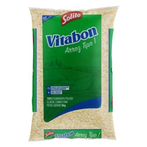 Arroz Polido Tipo Solito Vitabon Pacote Kg Oferta Na Kanguru