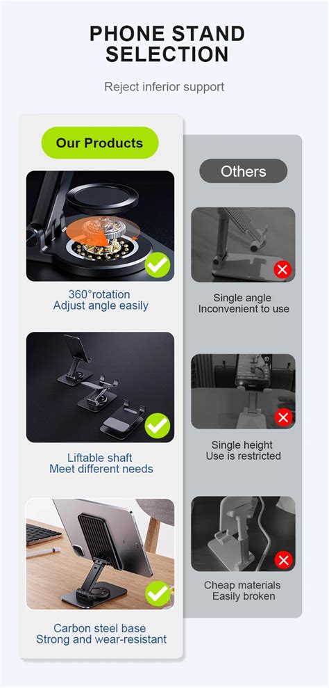 Boneruy L Extendable Cell Phone Holder Rotatable Cheap Price Metal