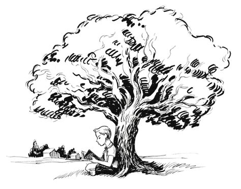 Update 119 Man Sitting Under Tree Drawing Seven Edu Vn
