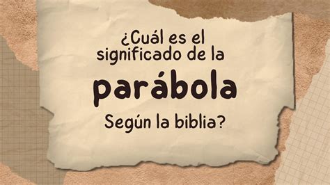 Parábola significado bíblico Revista Católica