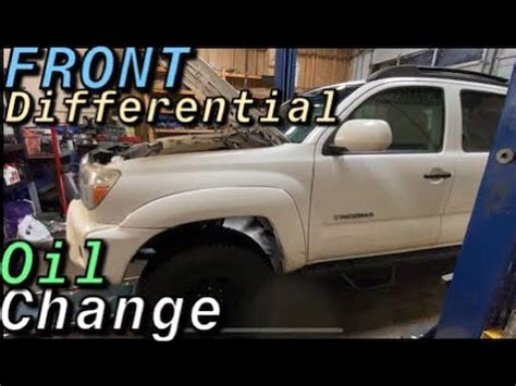Tacoma Rear Differential Oil Change