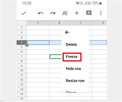 How To Freeze A Row In Google Sheets Itechguides