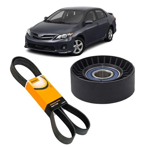 Kit Correia Alternador Toyota Corolla 1 8 16V 2009 A 2014 Submarino