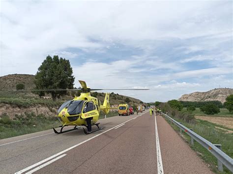 Herido un conductor al salirse de la vía con su vehículo en la N 420