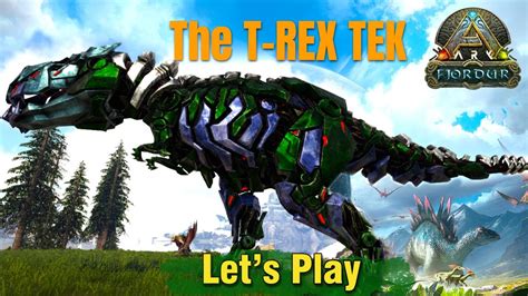 ARK Survival Evolved Fjordur Taming The T REX TEK YouTube