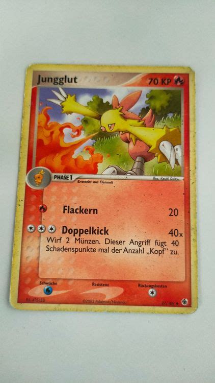 Jungglut Pokemon EX Rubin Saphir Kaufen Auf Ricardo