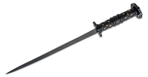 Cold Steel Hrdl Rondel Dagger Tri Edge Carbon Blade Leather