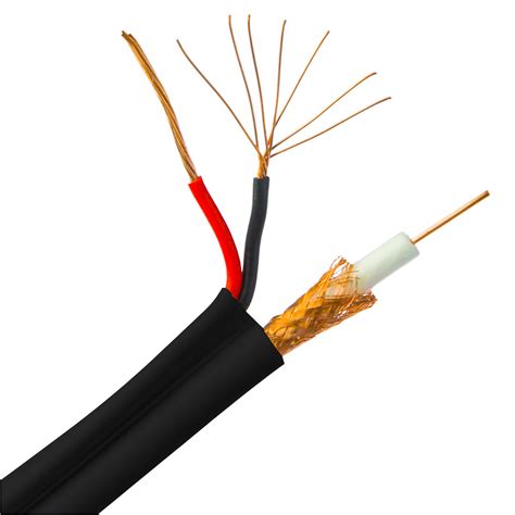 CCTV Cable RG6 Rg59 Rg7 With Messenger TV CATV Communication Cable For