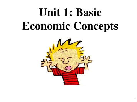 PPT Unit 1 Basic Economic Concepts PowerPoint Presentation Free