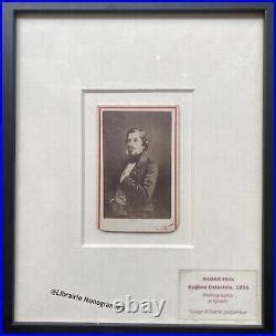 Lettres vieux papiers DELACROIX Eugène Nadar Félix
