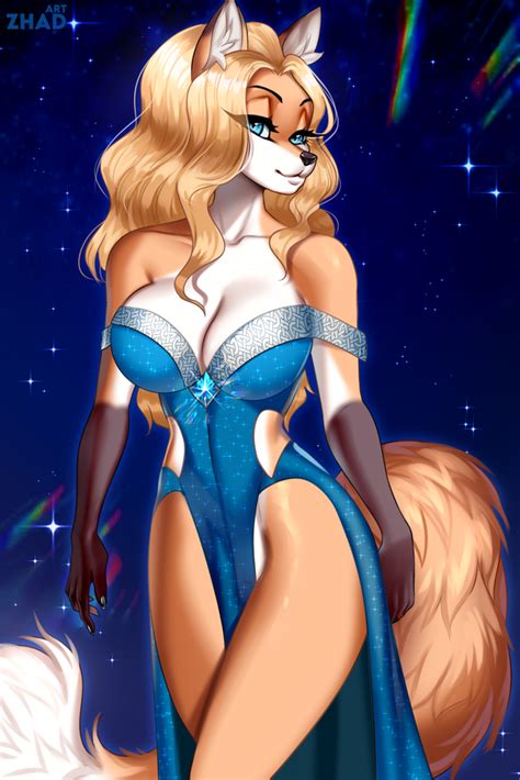 309025 Safe Artist Zhadart Oc Oc Only Canine Fox Mammal