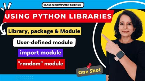 using python libraries one shot class 12 computer science python random module ️ youtube
