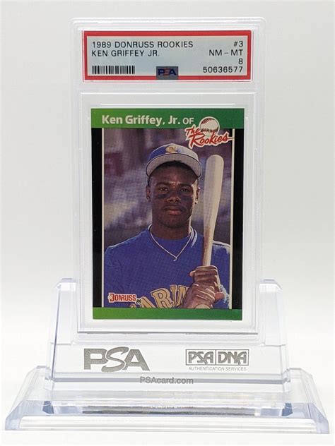 Donruss Rookies Ken Griffey Jr Psa Hall Of Fame Relics