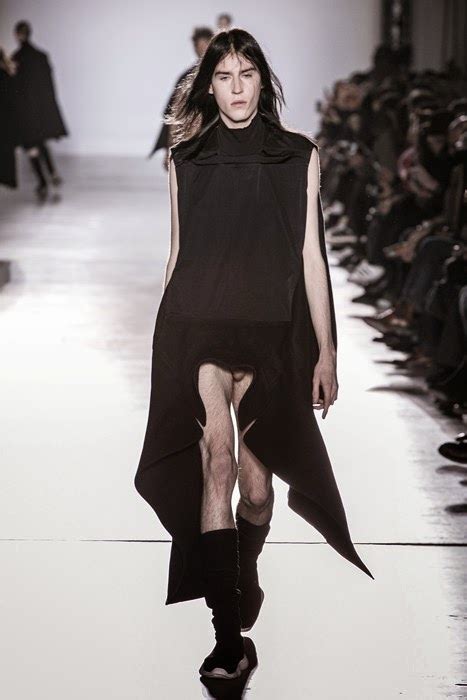 Rick Owens Features Full Frontal Models On His Catwalk And So What It