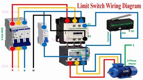 Limit Switch Connection In DOL Starter Limit Switch Wiring Connection