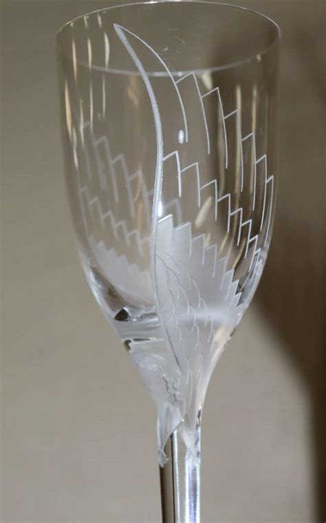 Proantic Marc Lalique Douze flûtes à champagne
