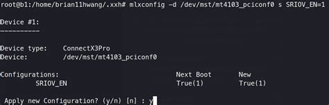 SR IOV On 40G Mellanox NIC ConnectX 3