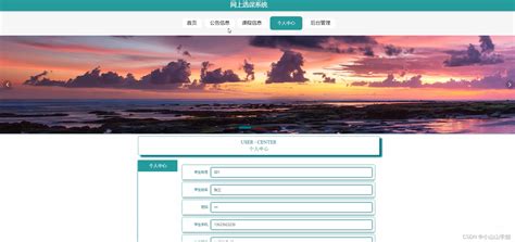 springboot毕设项目网上选课系统95p1mjava vue mybatis maven mysql sprnig） csdn博客