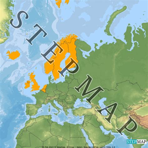 Stepmap Europa Landkarte F R Europa