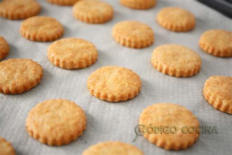 Galletas saladas de queso receta fácil Código Cocina