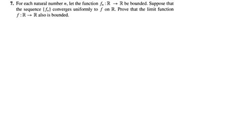 solved for each natural number n let the function f n r