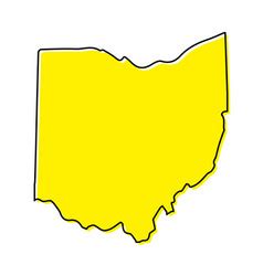 Ohio State Outline Vector Images Over 530