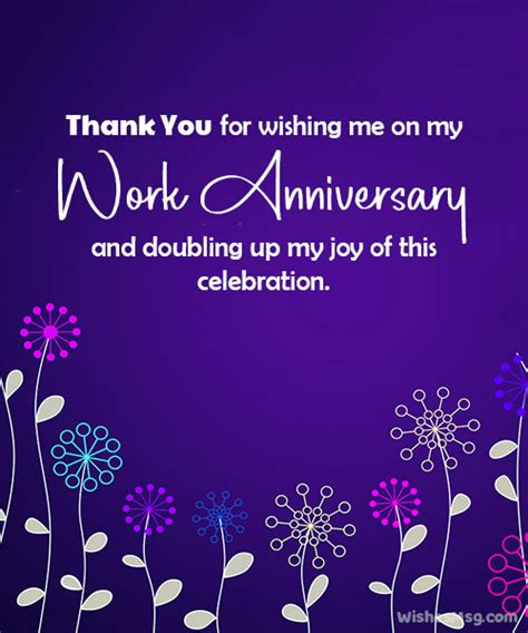 Work Anniversary Wishes And Messages Best Quotations Wishes