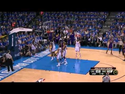 NBA Playoffs 2012 Los Angeles Lakers Vs Oklahoma City Thunder