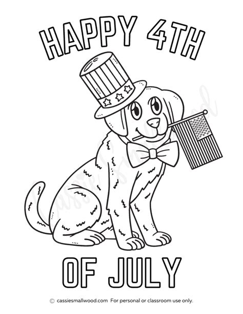25 Cute 4th Of July Coloring Pages Free Printable Cassie Smallwood