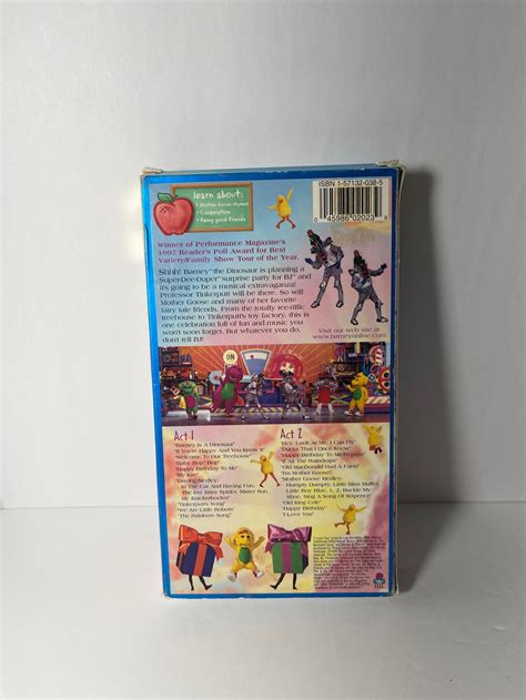Lot Of Barney Vhs Videos Big Surprise Live On Stage Adventure Bus