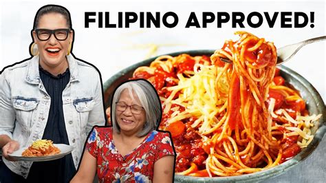 Legit Filipino Spaghetti Marions Kitchen YouTube
