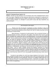 Kompan 3 Pdf PERFORMANCE TASK NO 2 Modyul 11 Gawain 5 Sanaysay