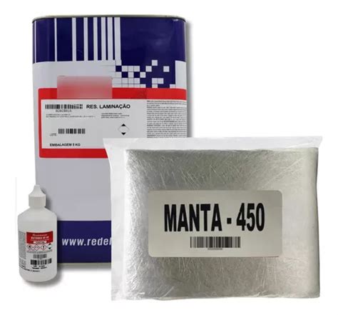 Fibra De Vidro Kg De Manta Kg De Resina Kit Reparo Parcelamento