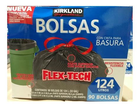Bolsas Para Basura 124 Lts Kirkland Signature Amm Y Sobv
